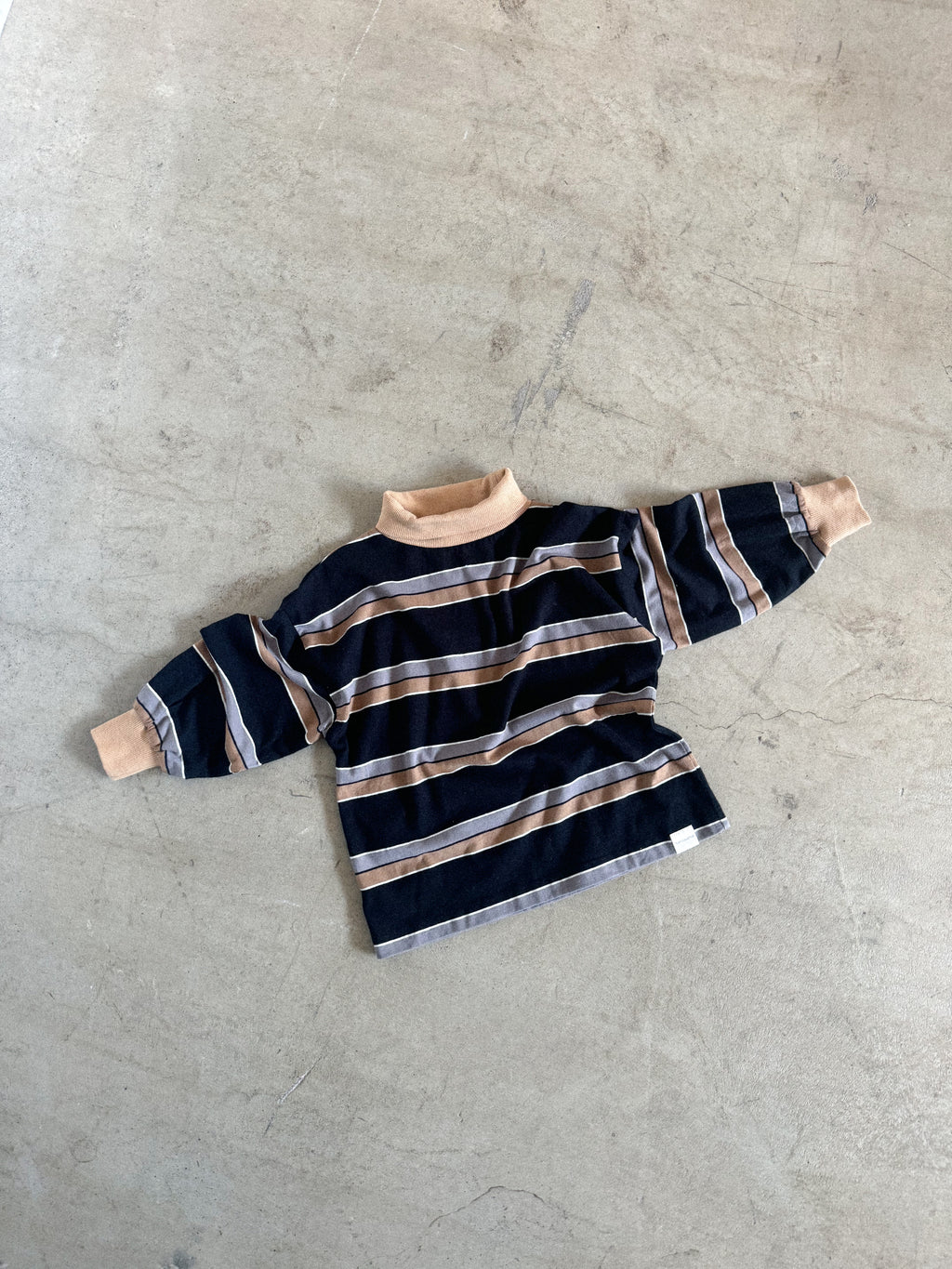 Smith St Skivvy - Black Stripe – Twin Collective Kids