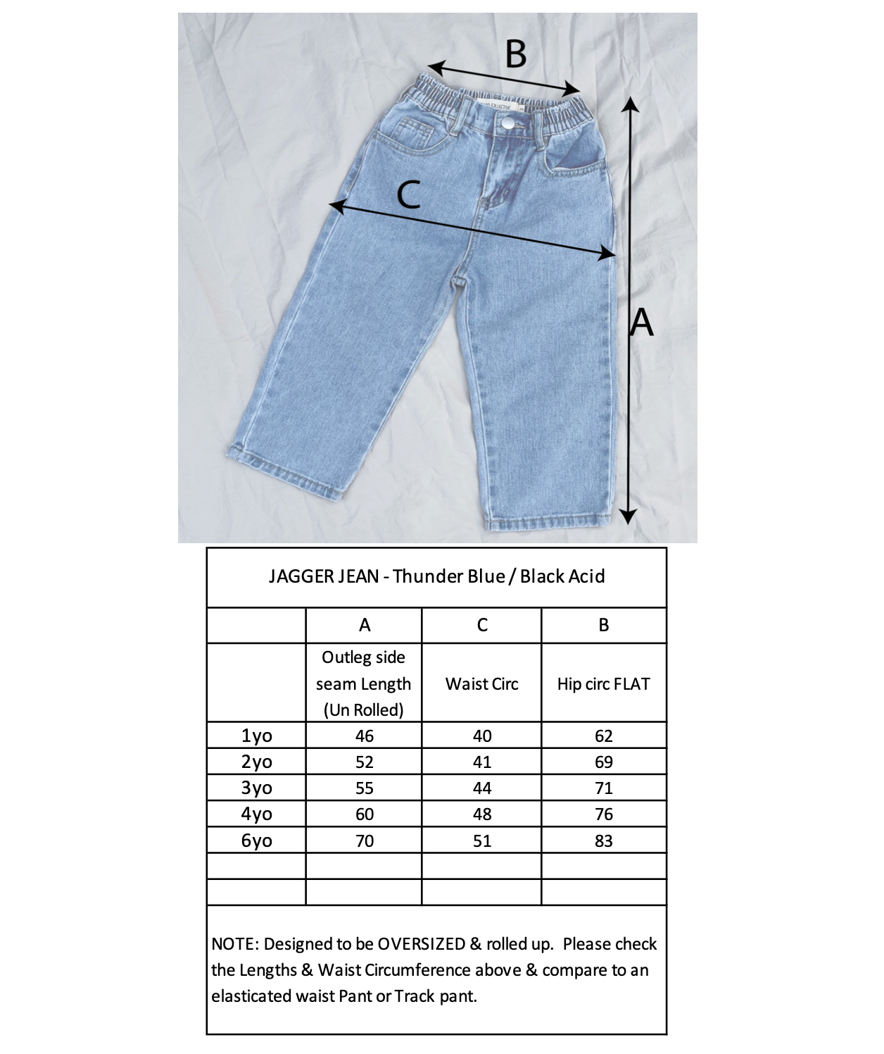 Jagger Jean - Thunder Blue - FINAL SALE – Twin Collective Kids