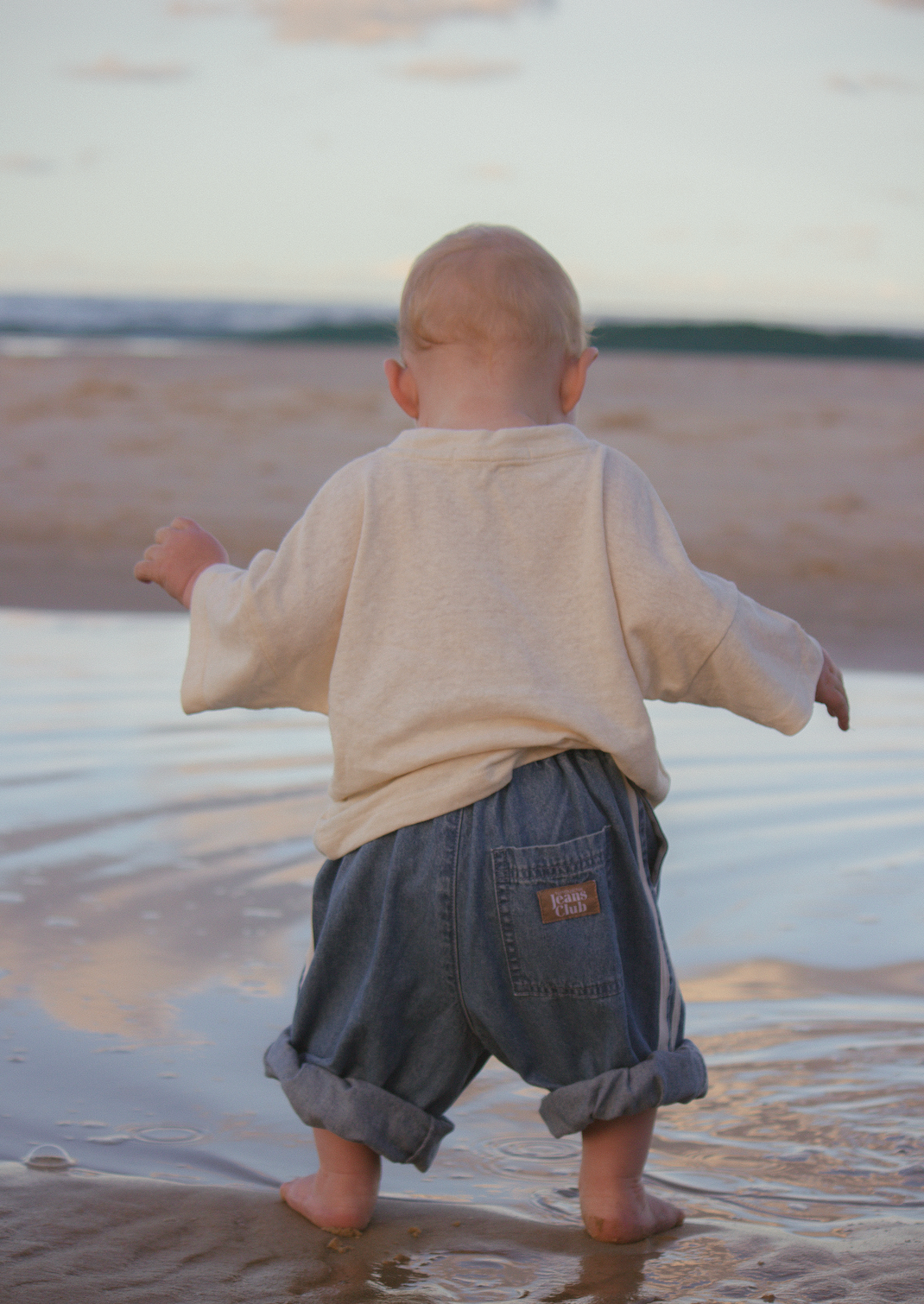 Tricky Track Pant - Side Stripe Blue- FINAL SIZES – Twin Collective Kids