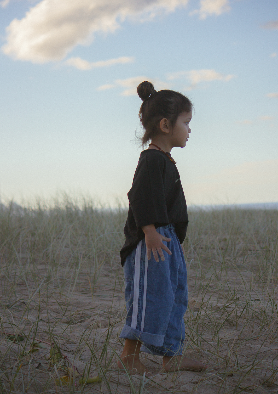 Tricky Track Pant - Side Stripe Blue- FINAL SIZES – Twin Collective Kids